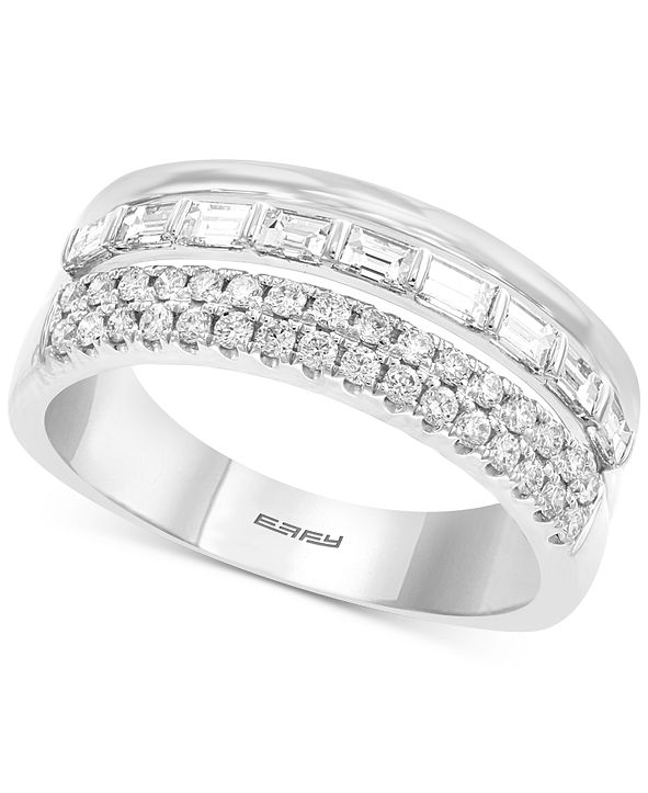 EFFY Collection EFFY® Diamond Multi-Row Band (3/4 ct. t.w.) in 14k ...