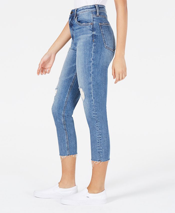 STS Blue Distressed Cropped Skinny Jeans - Macy's