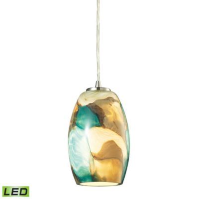 Surreal (existing) Collection 1 light pendant in Satin Nickel - LED ...