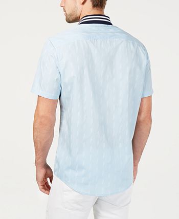 INC International Concepts I.N.C. Men's Text-Pattern Shirt, Created for ...