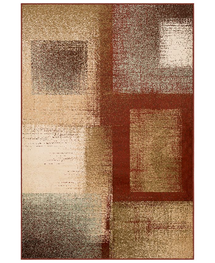 Surya Paramount PAR-1078 Dark Red 7'9" x 11'2" Area Rug - Macy's