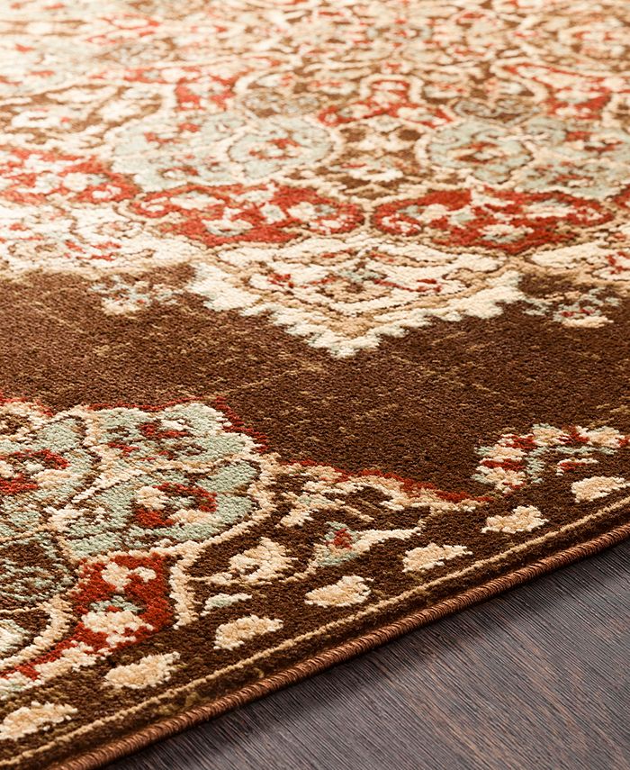 Surya Paramount PAR-1082 Dark Red 2'2" x 7'6" Runner Area Rug - Macy's