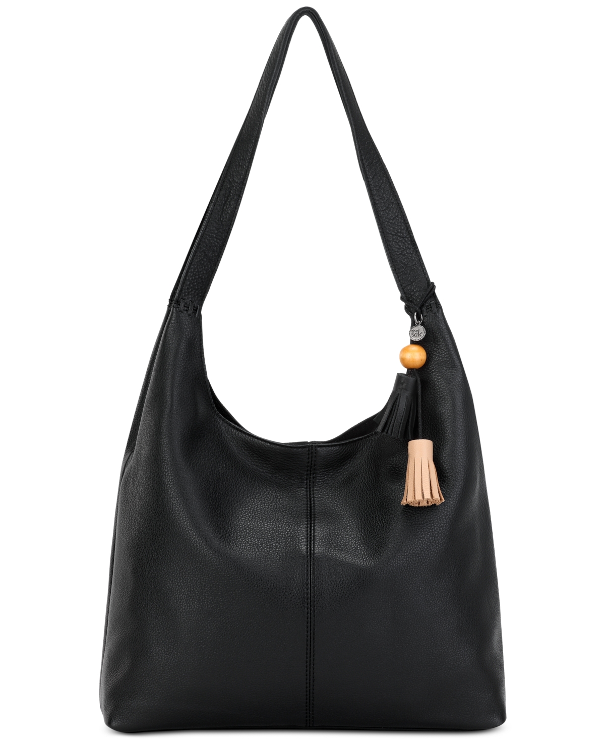 Click here for The Sak Huntley Leather Hobo Bag - Black prices