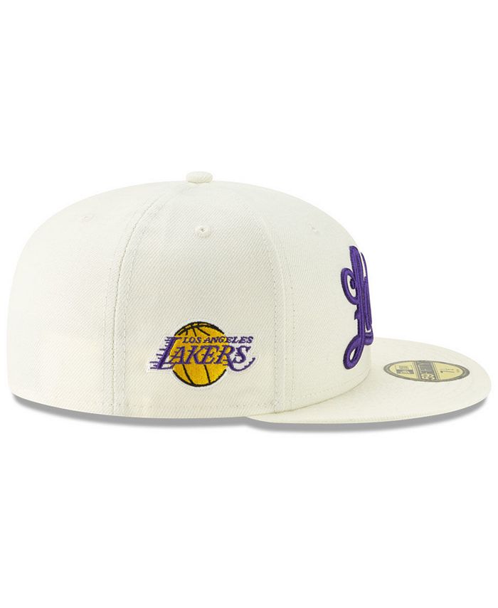 New Era Los Angeles Lakers Jersey Script 59FIFTY-FITTED Cap - Macy's