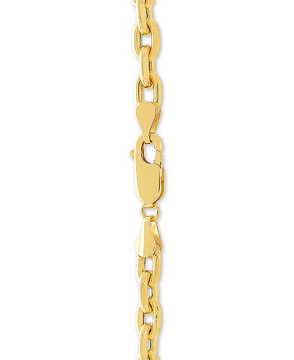 Italian Gold Rolo Link 22" Chain Necklace in 14k Gold & Reviews ...