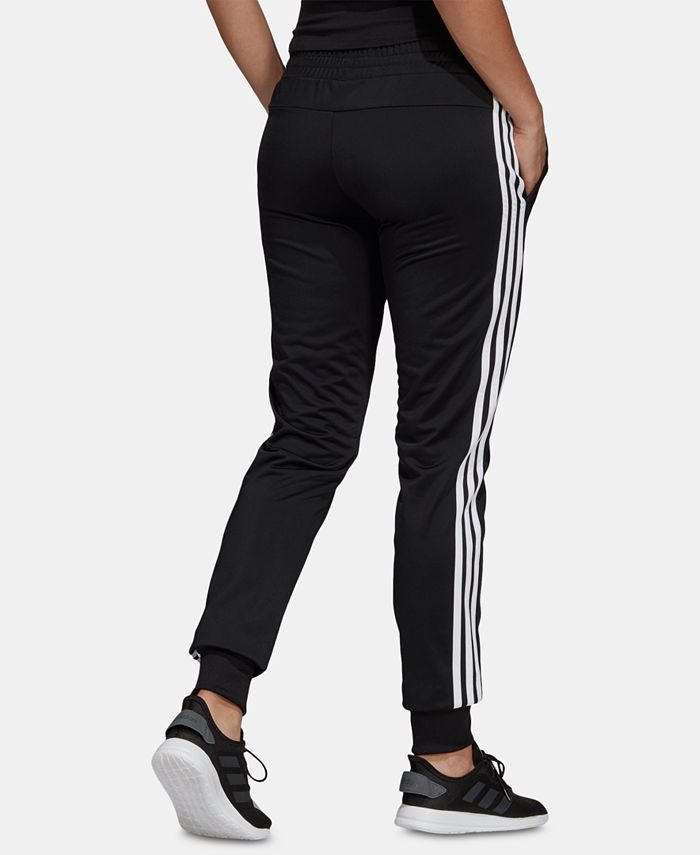 adidas Women's Essential 3-Stripe Tricot Joggers - Macy's