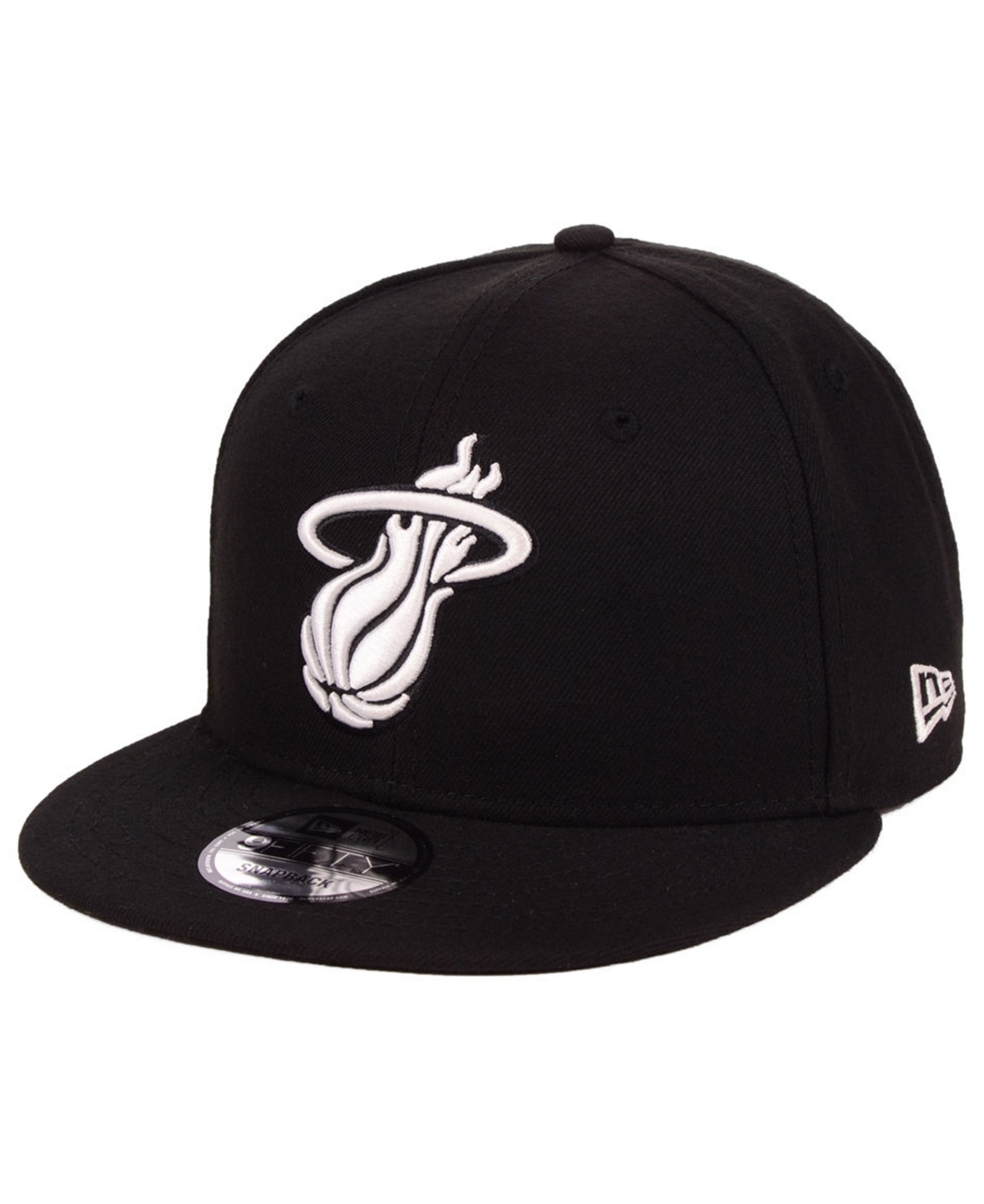 Click here for New Era Miami Heat Black White 9FIFTY Snapback Cap... prices