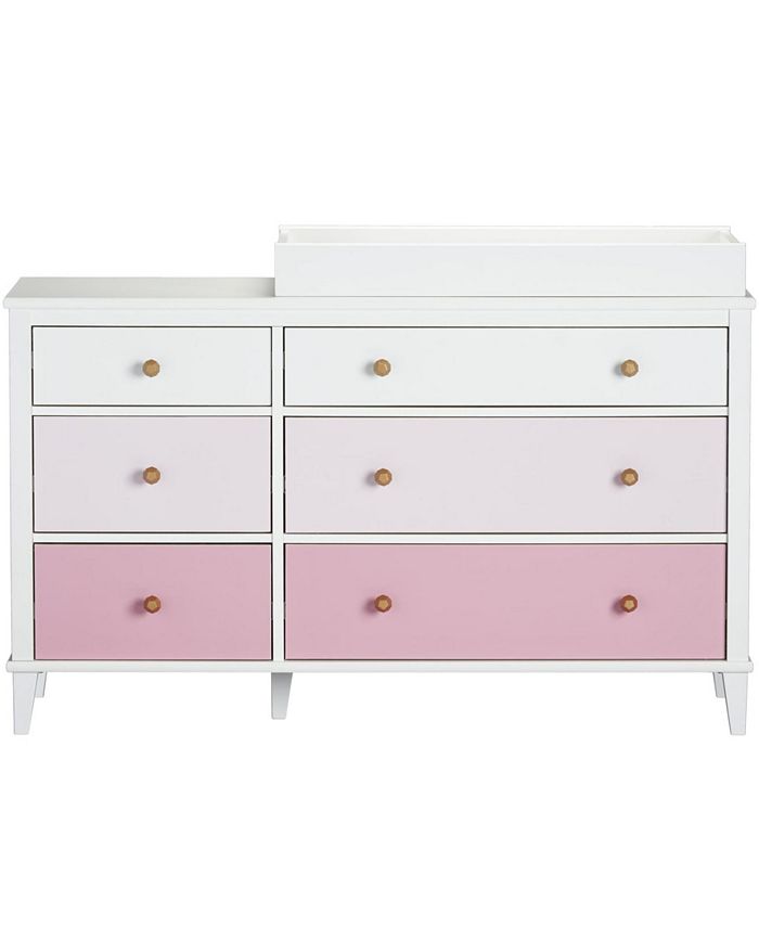 Little Seeds Monarch Hill Poppy 6-Drawer Changing Table - Macy's