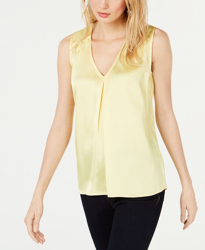 Inc International Concepts I N C Ruched V Neck Tank Top Created For