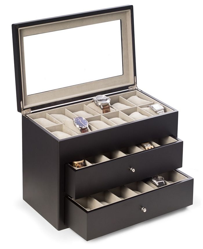 Bey-Berk 36 Watch Box - Macy's