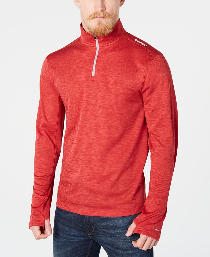 Hi-Tec Men's Phantom Space Dye Half Zip Pullover - Macy's