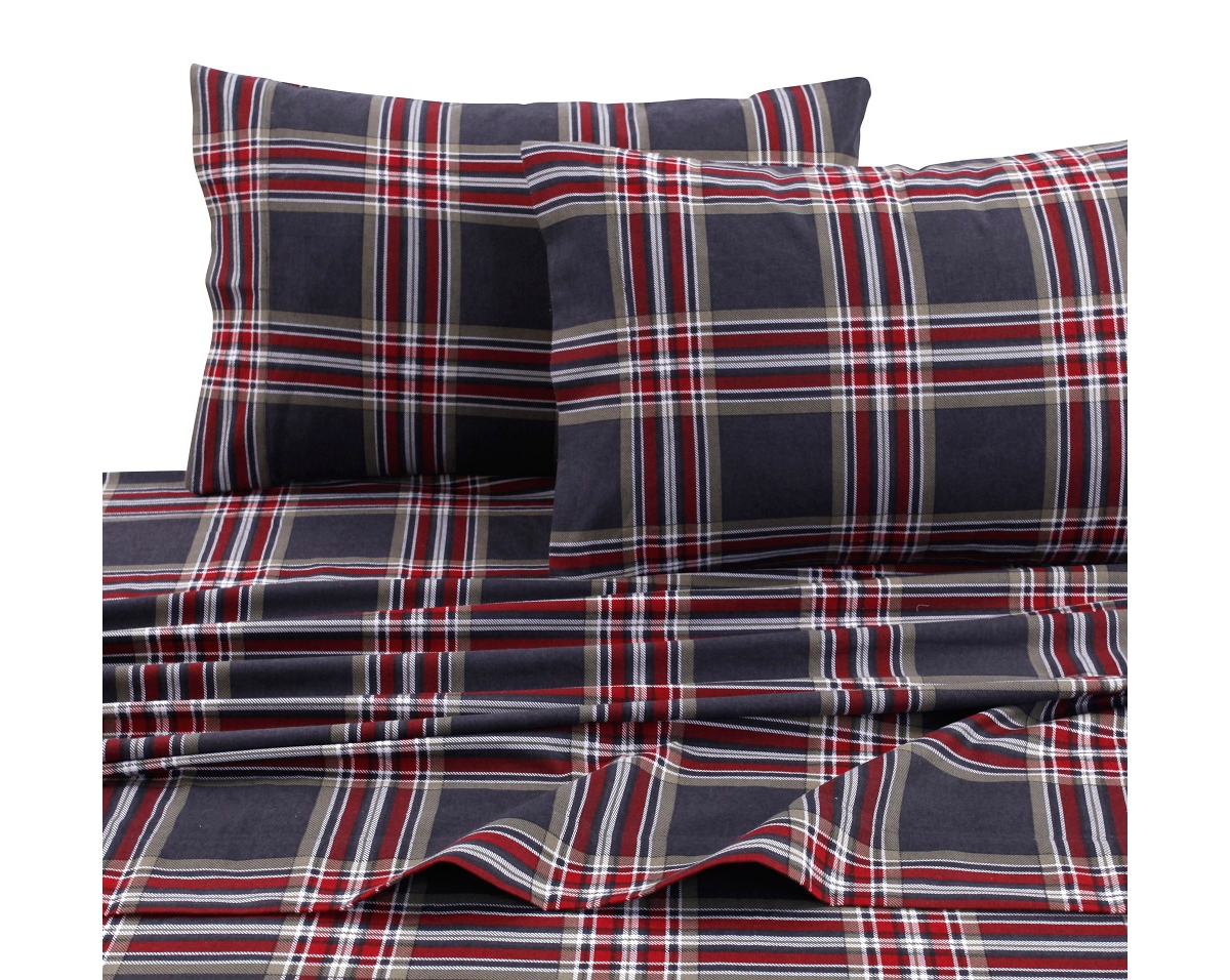 Click here for Tribeca Living Heritage Plaid 5-ounce Flannel Prin... prices