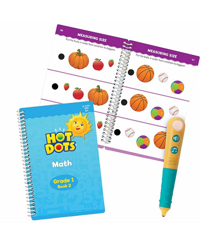 Learning Resources Educational Insights Hot Dots Let's Master Grade 1 ...