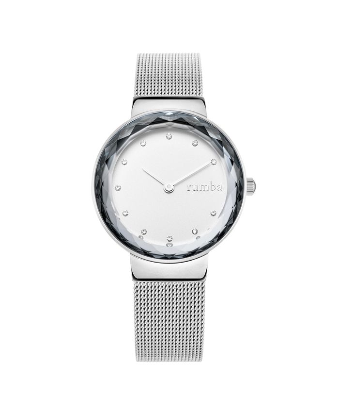 RUMBATIME Santa Monica Silver Mesh Women's Watch - Macy's