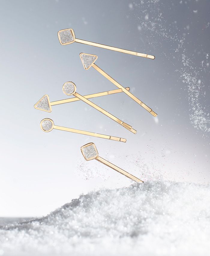 GUESS 6-Pc. Set Pavé Hair Pins - Macy's