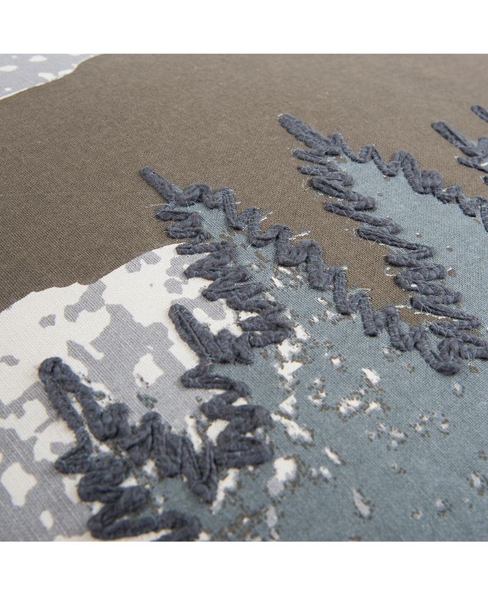 Rizzy Home 20" x 20" Animal Print Poly Filled Pillow - Macy's