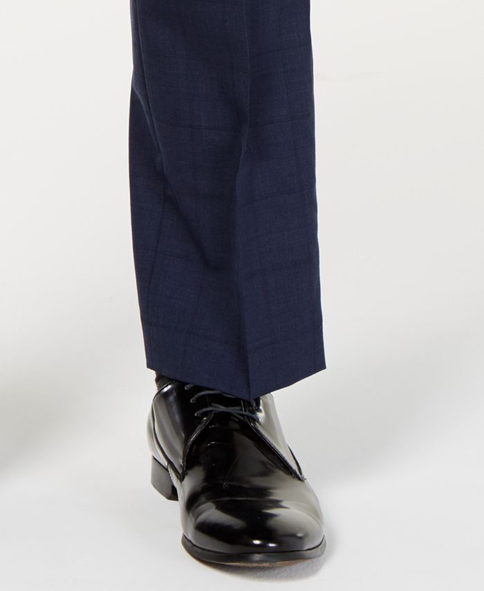 Lauren Ralph Lauren Men's UltraFlex Classic-Fit Windowpane Pants - Macy's