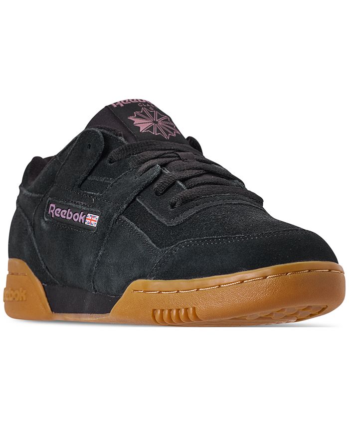 Reebok Men's Workout Plus MU Casual Sneakers from Finish Line - Macy's