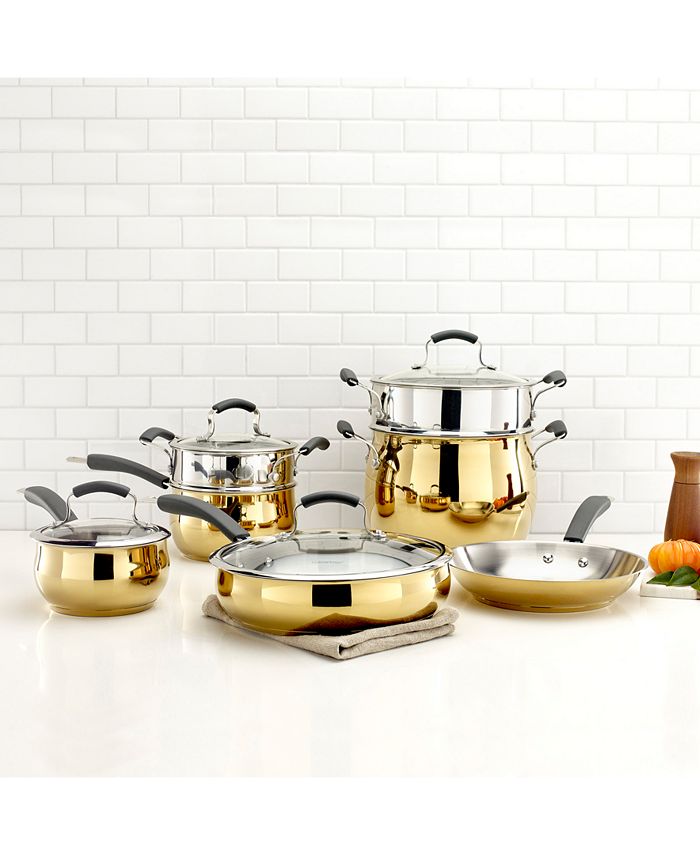 Epicurious 11-Pc. Stainless Steel Cookware Set - Macy's