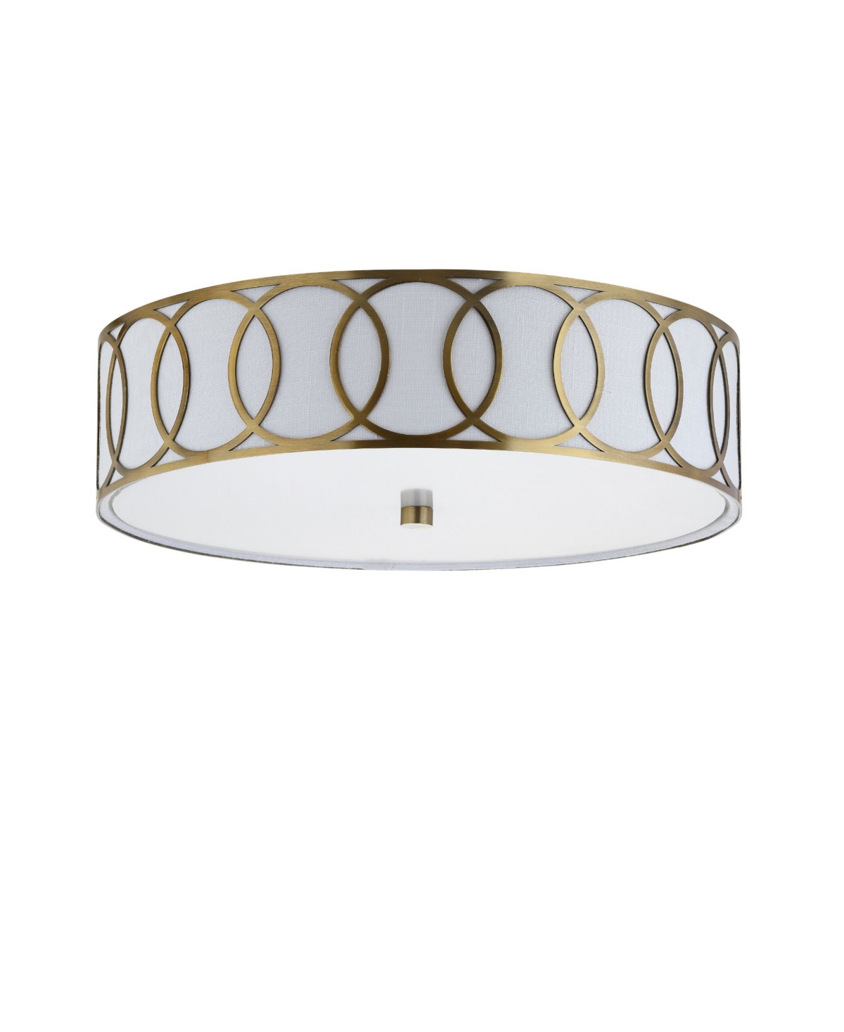 Click here for Jonathan Y Aubrey 3-Light Metal Led Flush Mount -... prices