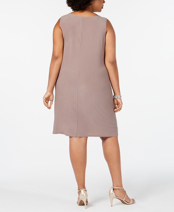 R And M Richards Plus Size Embellished Dress And Jacket Set And Reviews