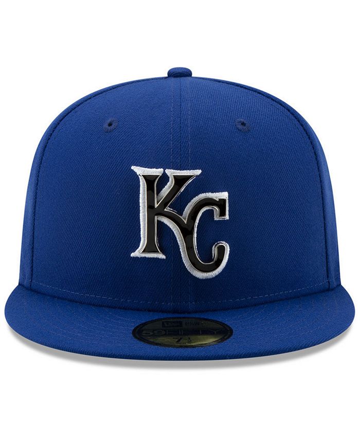 New Era Kansas City Royals Metal & Thread 59FIFTY-FITTED Cap - Macy's