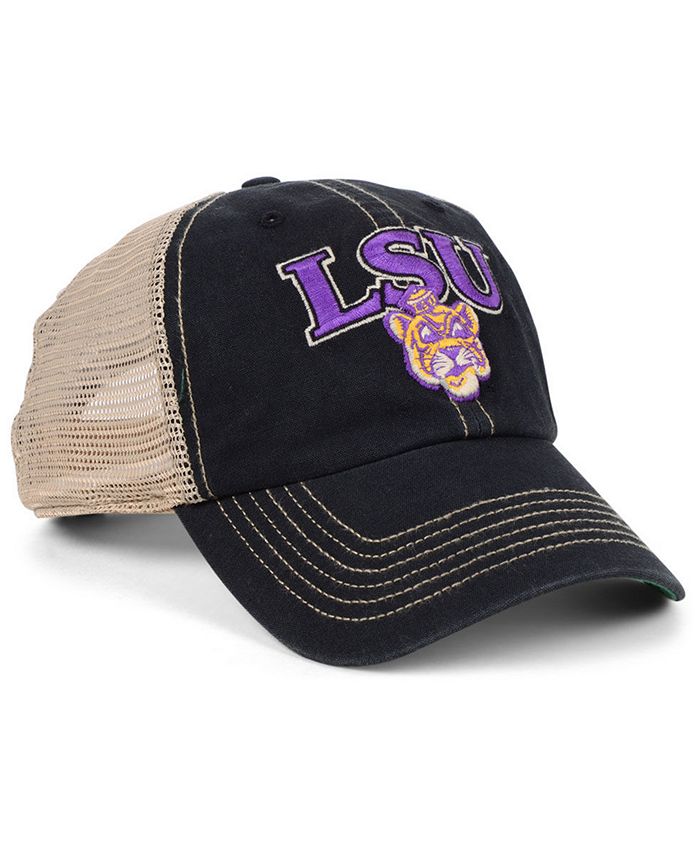 '47 Brand LSU Tigers NCAA Tuscaloosa Mesh CLEAN UP Snapback Cap - Macy's