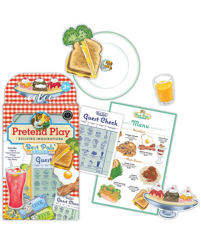 Eeboo Pretend Play Building Imaginations - Best Pals' Diner - Macy's