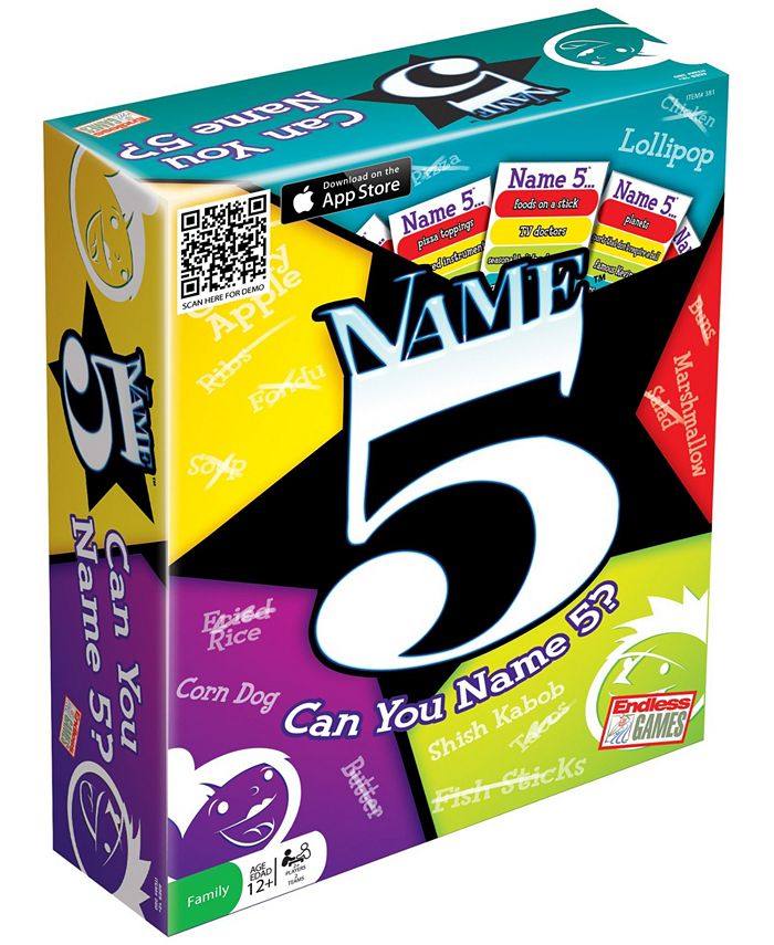 Endless Games Name 5 Party Game - Macy's