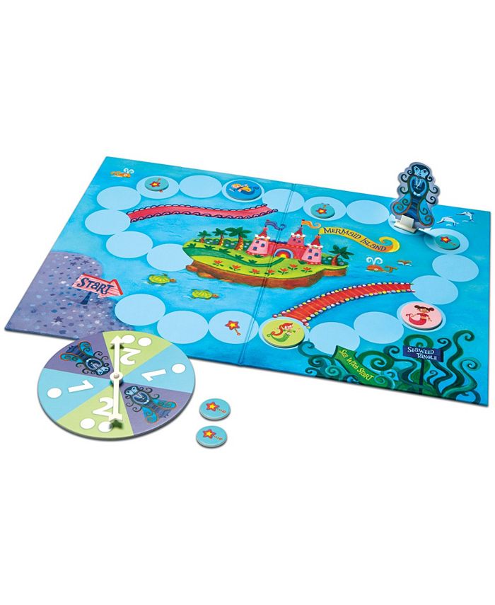 Peaceable Kingdom Mermaid Island Board Game - Macy's