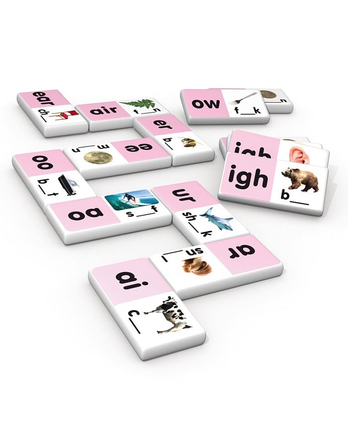 Junior Learning Long Vowel Dominoes Match and Learn Educational ...