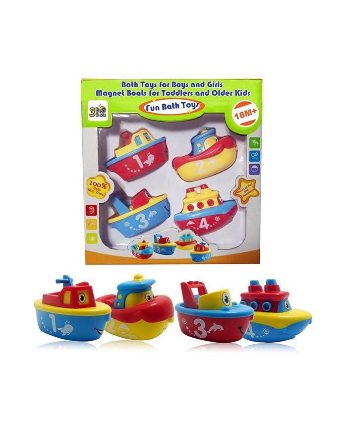 3 Bees and Me Bath Toys Magnetic Boat Set - Macy's