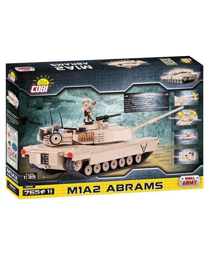 COBI Small Army M1A2 Abrams Tank 765 Piece Construction Blocks Building ...