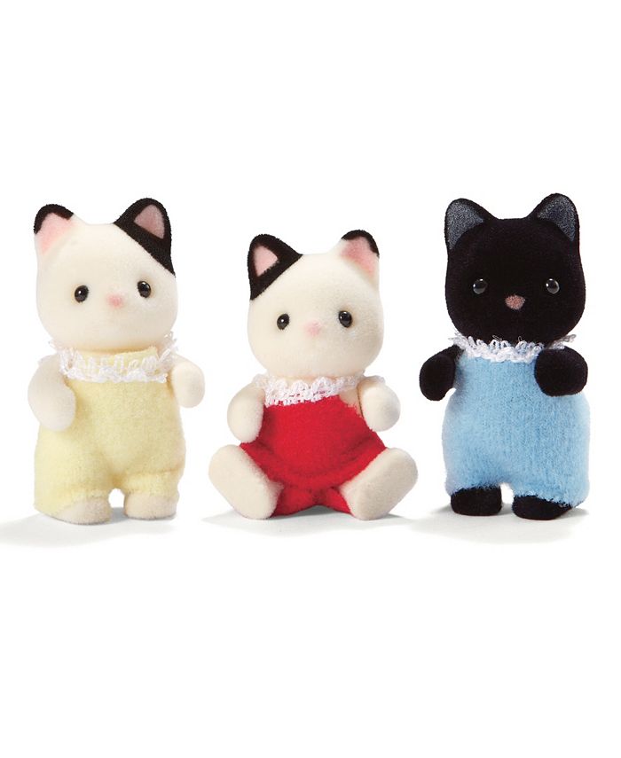Redbox Calico Critters - Tuxedo Cat Triplets - Macy's