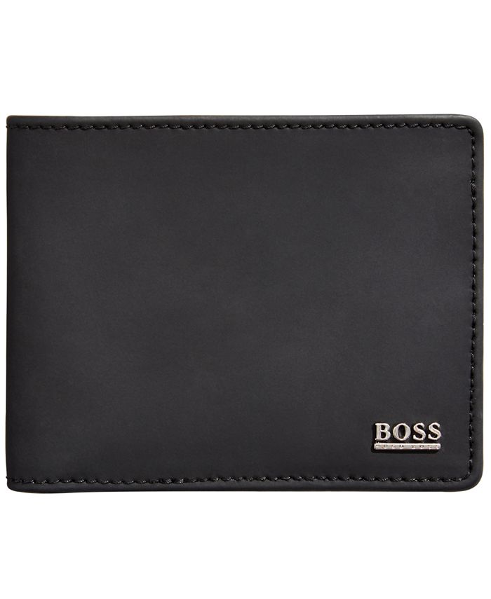 Hugo Boss Men's Matte Leather Wallet - Macy's