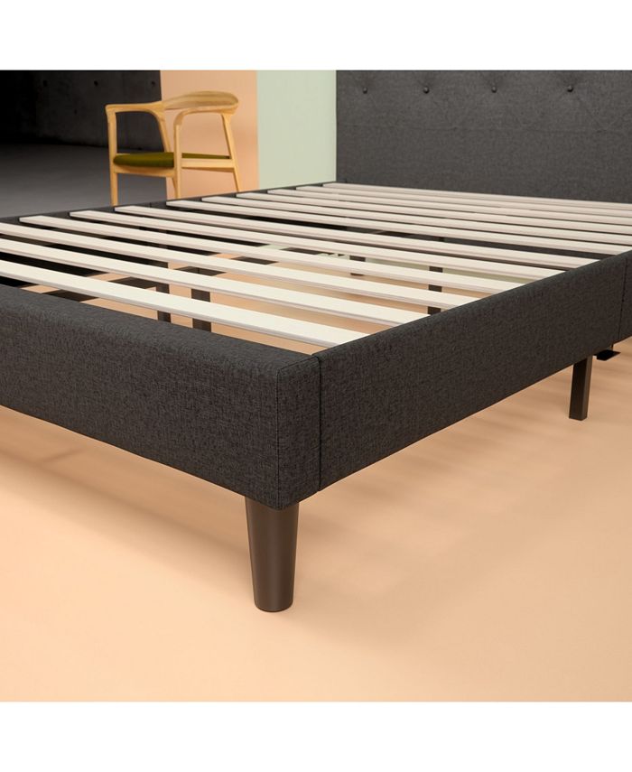 Zinus Shalini Platform Bed Frame / Strong Wood Slat Support, Full - Macy's