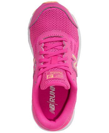 New Balance Girls' 680v5 Wide Width Running Sneakers from Finish Line ...