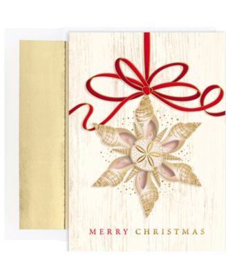 Shell Ornament Holiday Boxed Cards - Macy's