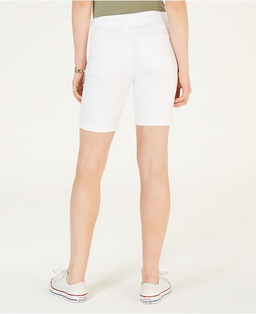 Celebrity Pink Juniors' Cuffed Bermuda Shorts & Reviews - Shorts ...