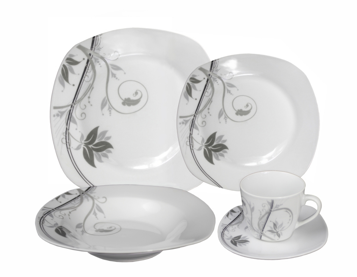Click here for Lorren Home Trends Porcelain 20 Piece Square Dinne... prices