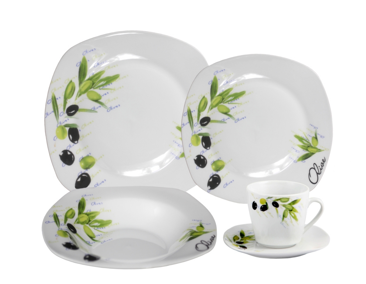 Click here for Lorren Home Trends Porcelain 20 Piece Square Dinne... prices