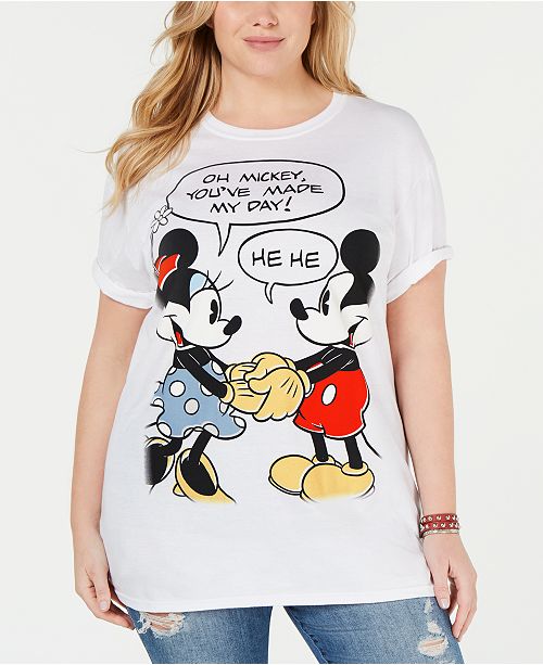 Love Tribe Disney Plus Size Made My Day Graphic T Shirt And Reviews