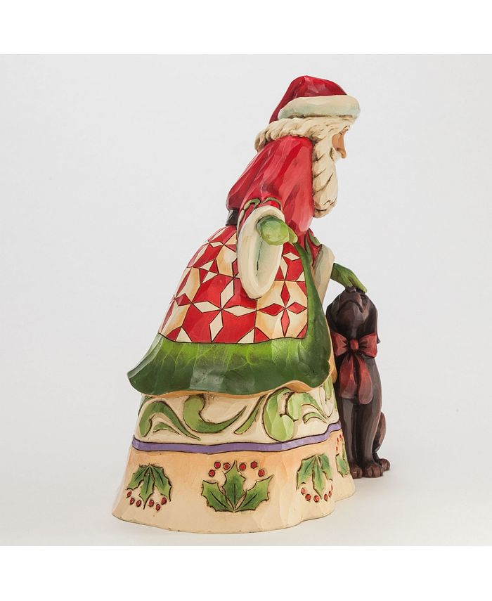 Enesco Santa with Puppy - Macy's