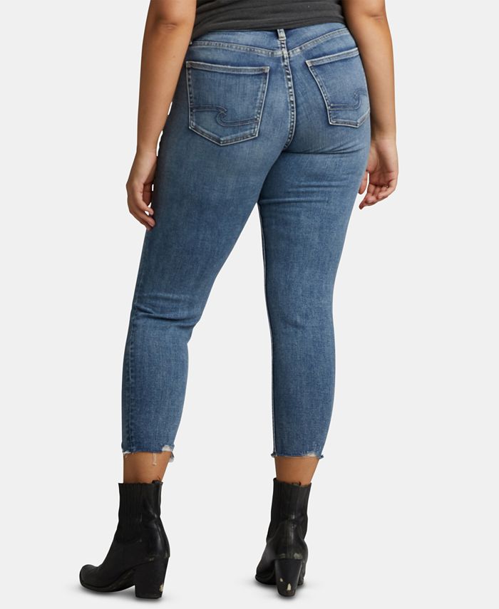 Silver Jeans Co. Silver Jeans Calley Cropped Skinny Jeans - Macy's