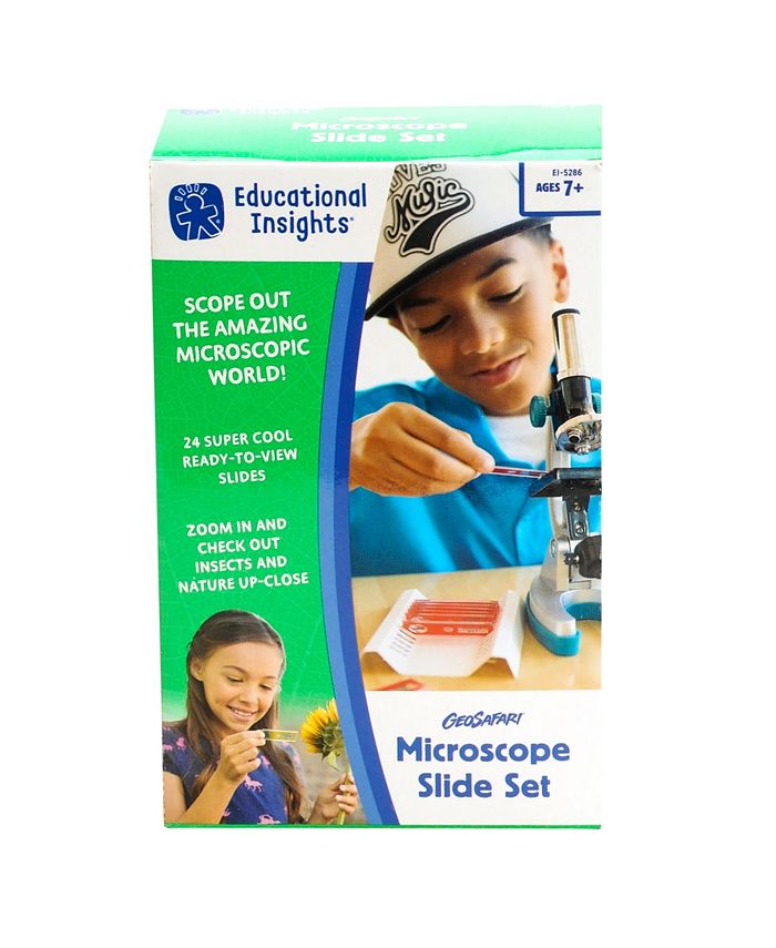 Learning Resources Educational Insights Geosafari Microscope Slide Set ...
