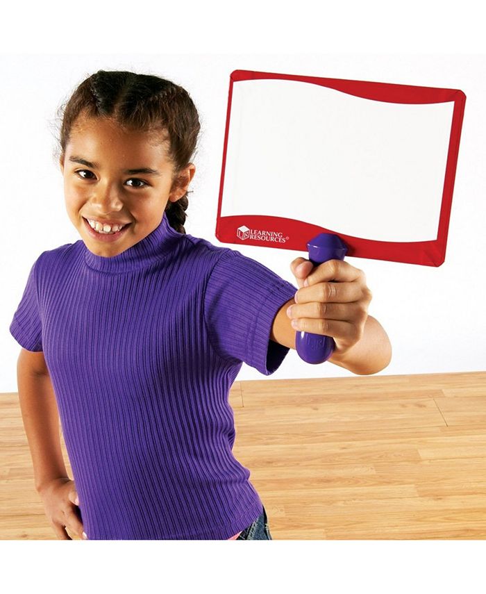 Learning Resources Write and Wipe Answer Boards-10 Pieces - Macy's