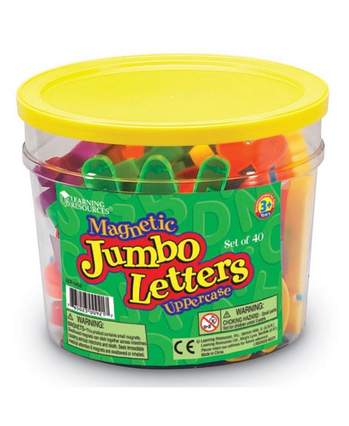 Learning Resources Jumbo Magnetic Uppercase Letters - Macy's