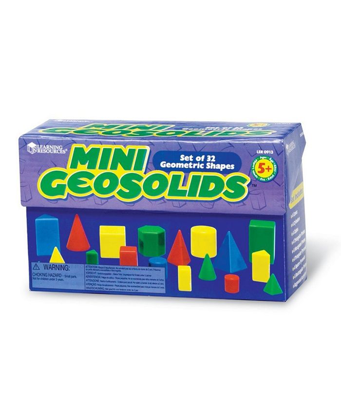 Learning Resources Mini Geo-Solids - Macy's