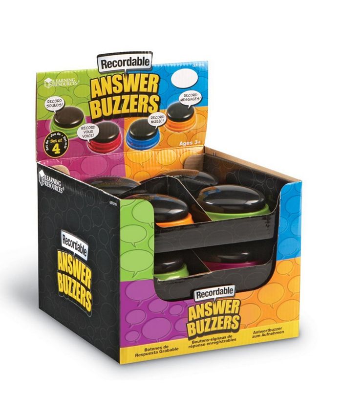 Learning Resources Recordable Answer Buzzers Set-12 Pieces - Macy's