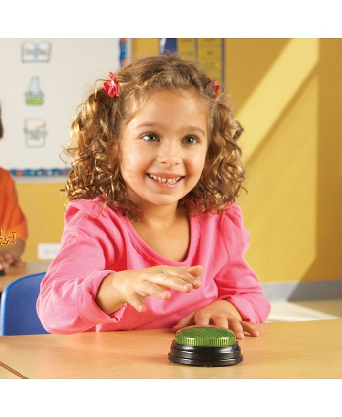 Learning Resources Lights and Sounds Answer Buzzers Set 4 Pieces - Macy's